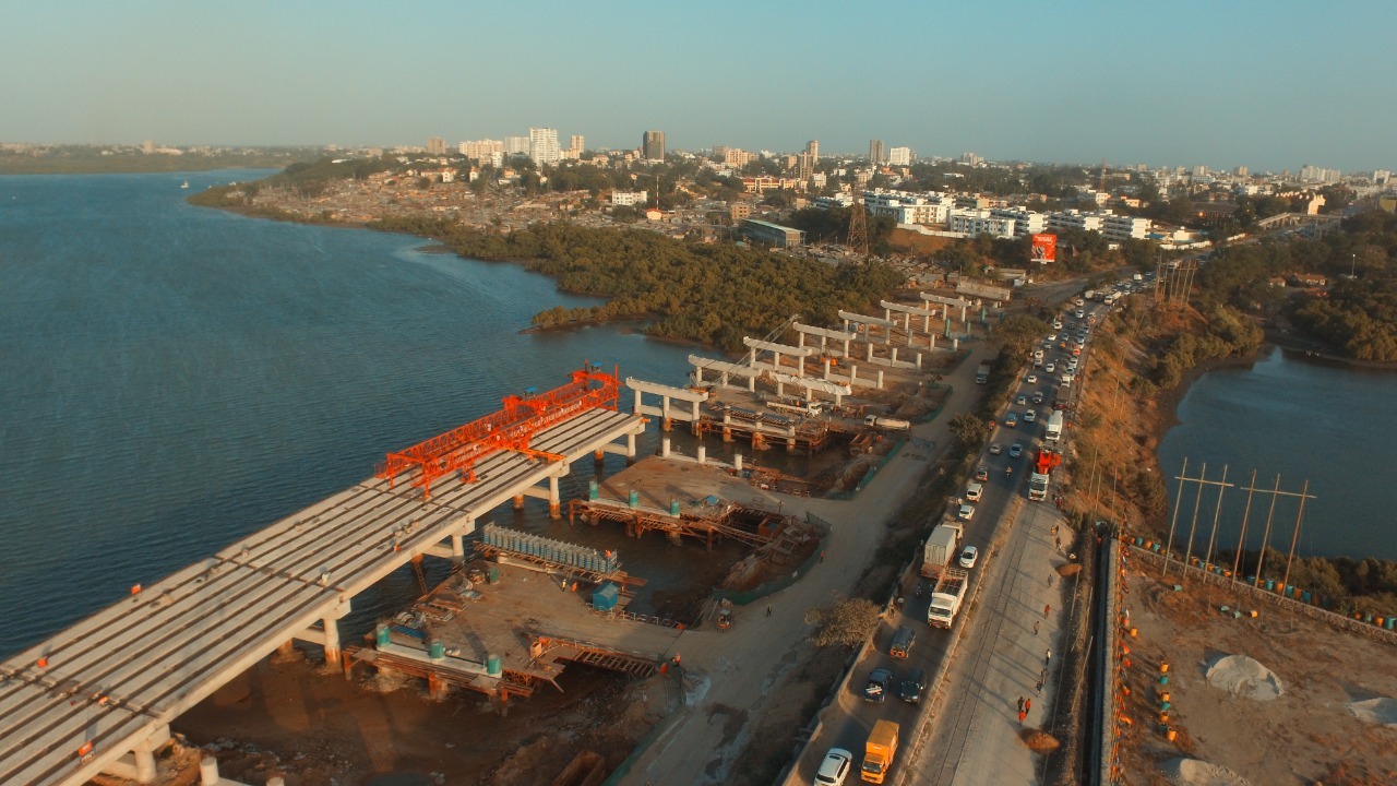Makupa Bridge Construction on Course, Completion by July - Construction ...