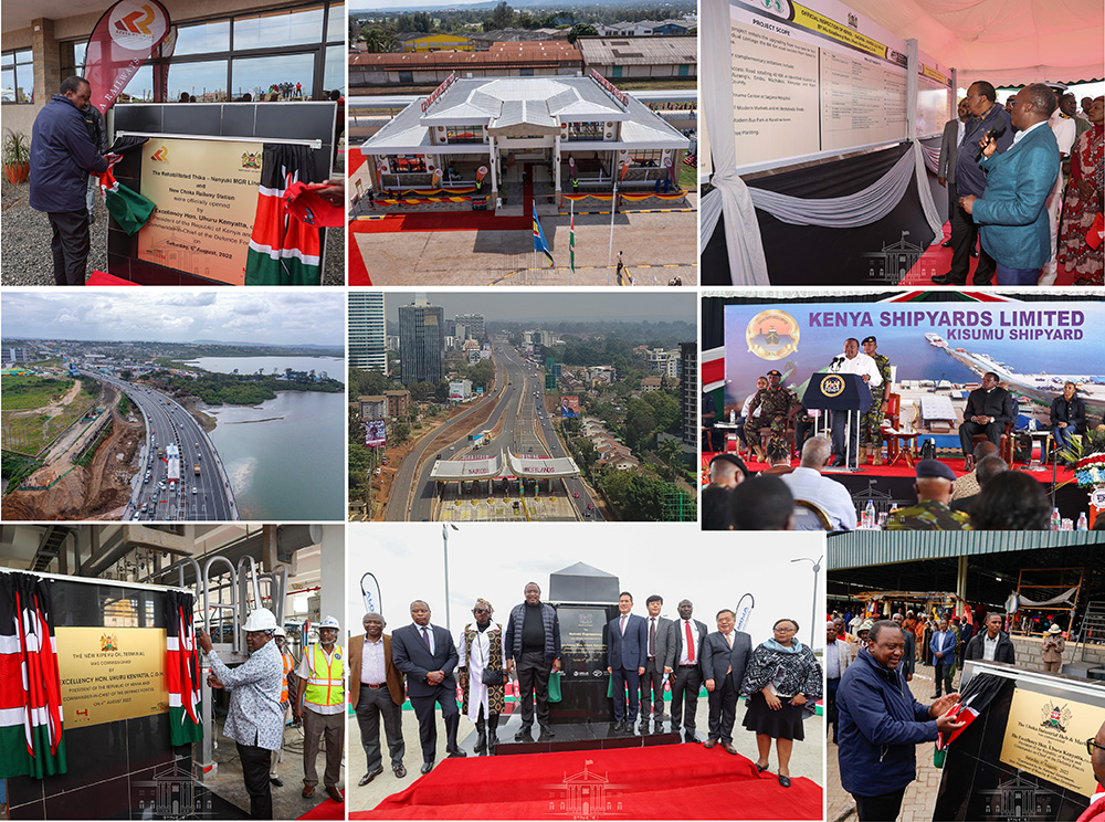 Uhuru Launches Multiple Projects as he Leaves Office - Construction Kenya Showcase