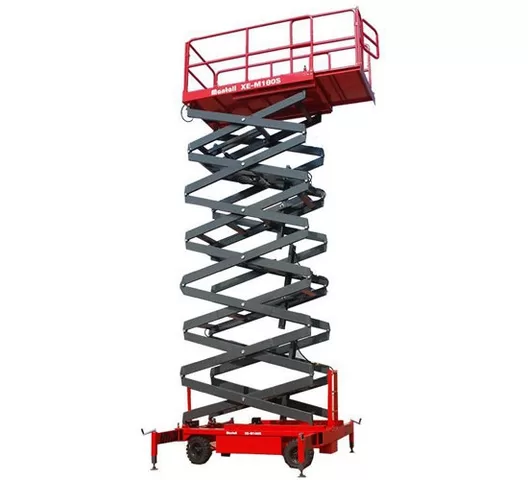Mantall Scissor Lift - Construction Kenya Showcase